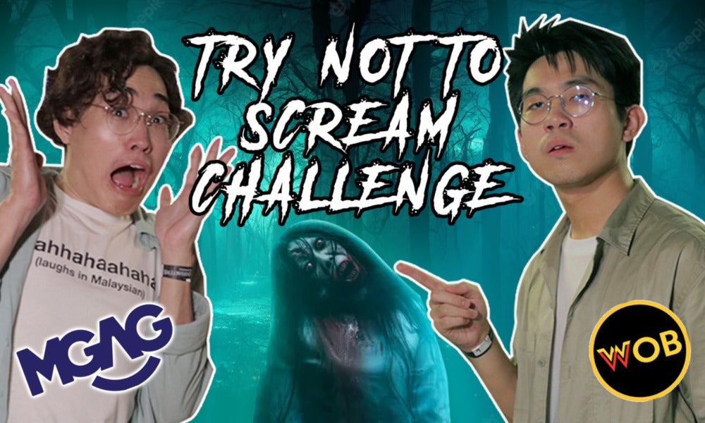 WOB vs MGAG: Try Not To Scream Challenge - WORLD OF BUZZ