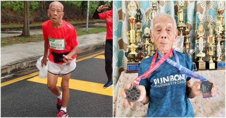 Meet Ong Kim Hwa, The 88yo Uncle From Seremban Who Ran a 10KM Race in ...