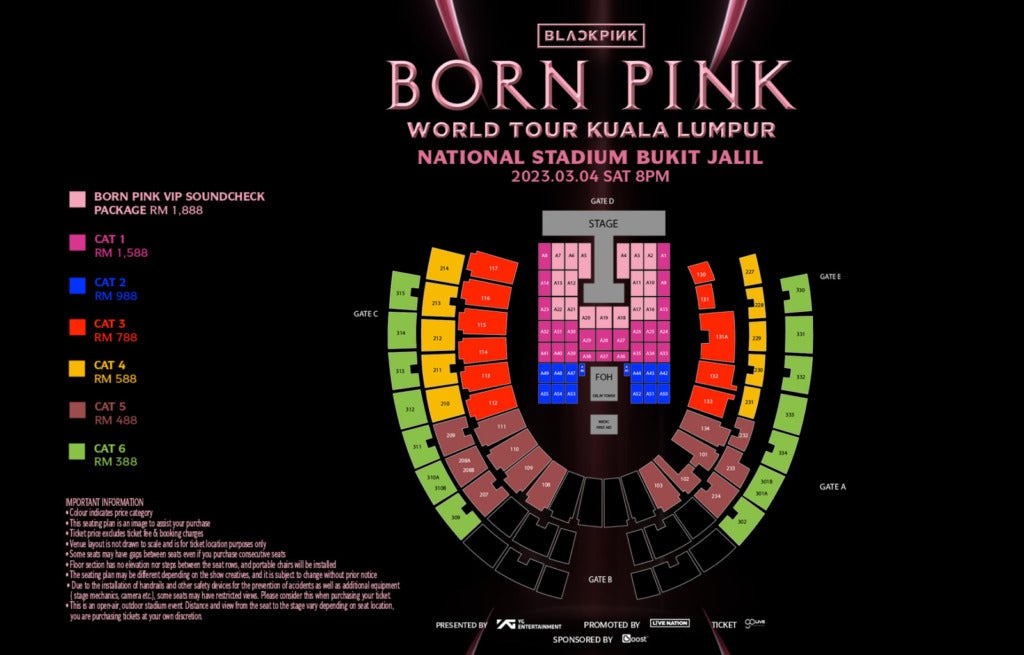 BLACKPINK M’sia Tour Tickets Up To RM1888, People Think It's Too ...
