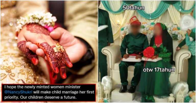 M'sian Shares How She Got Married at 16 to a 50yo, Netizens Urge Govt ...