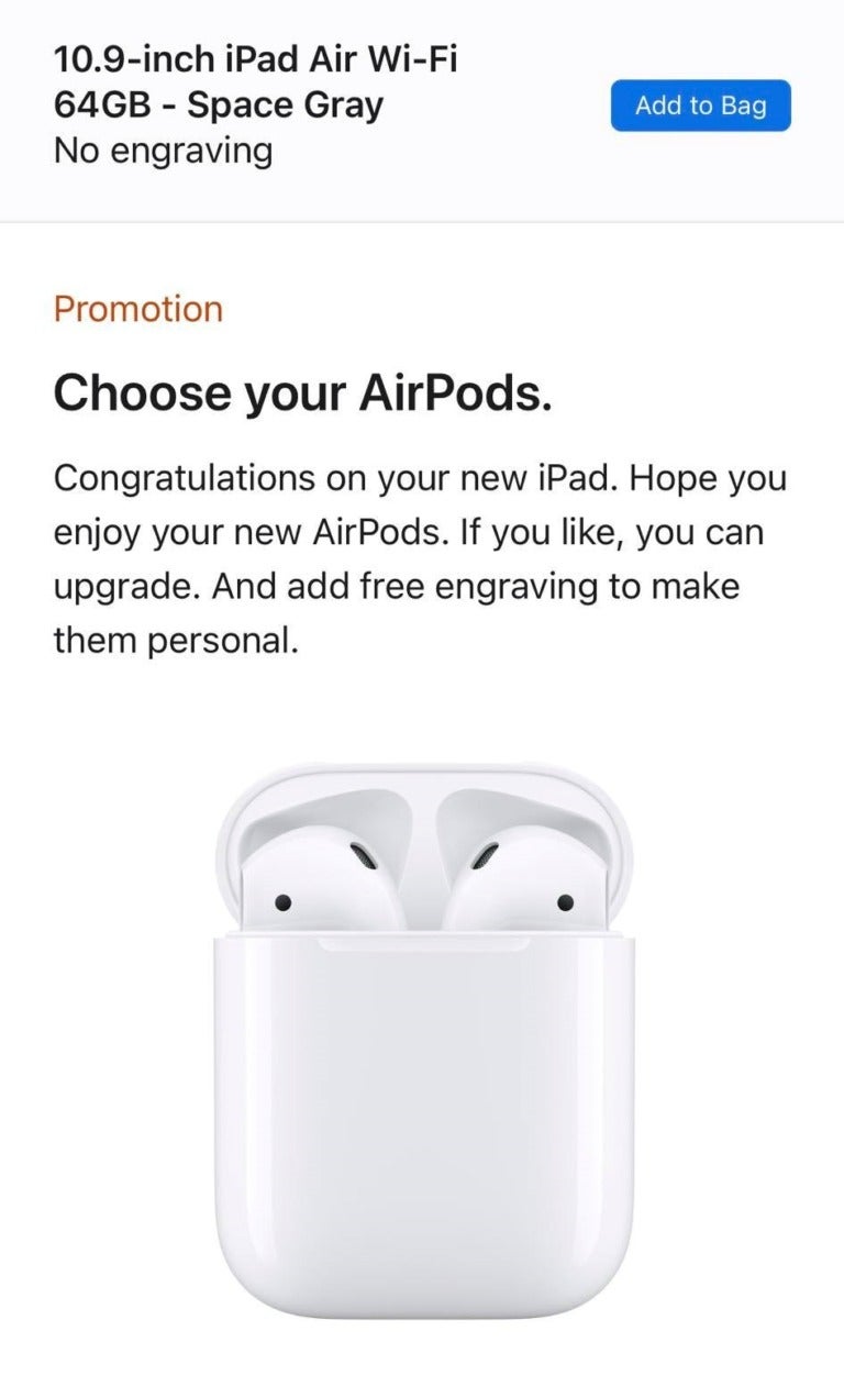 Free Airpods When You Buy IPads/Macs? Apple's 2023 Back To School ...
