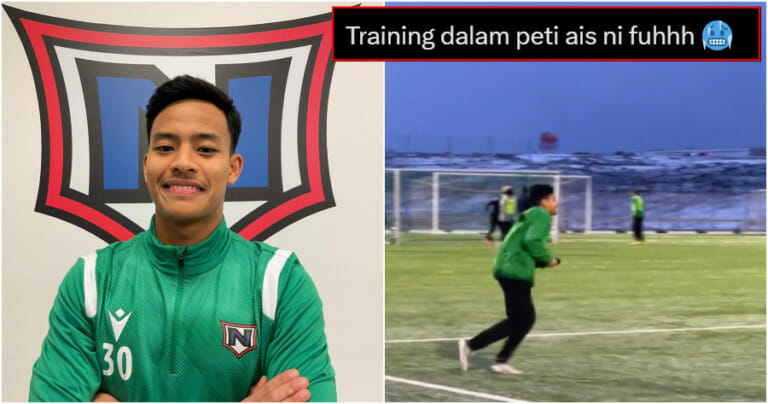 WATCH: M'sian Footballer at Club in Iceland Spotted Training in Extreme ...