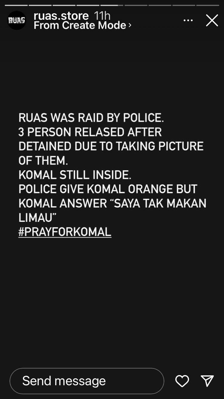 Foreigner Condemns PDRM's Attitude & Behaviour During Penang Punk Rock Show Raid - WORLD OF BUZZ