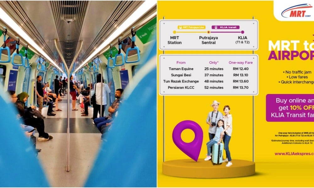 You Can Now Take The MRT to The Airport Via The Putrajaya Line! - WORLD ...