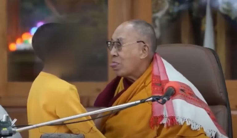 Old Video of Dalai Lama "Tickling" Lady Gaga's Knees Goes Viral After ...
