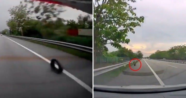 WATCH: M'sian Driver Calmly Manoeuvres Car to The Side of The Road ...