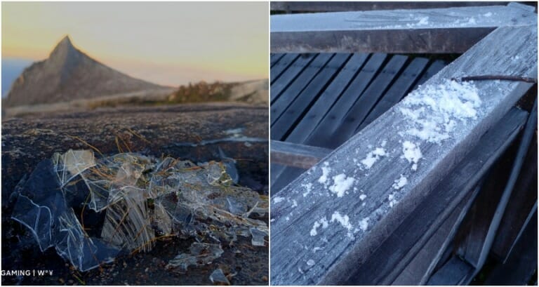 Sabah Snowed? Ice & Snow Found On Mount Kinabalu As Temperature Goes ...