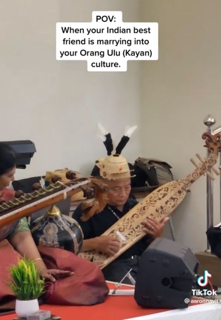 M'sian Couple Celebrate Their Indian and Kayan Roots in Beautiful Cross ...