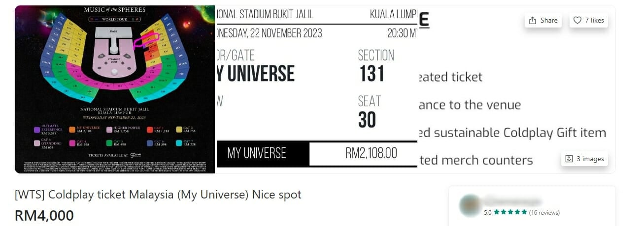 There are Scalpers Selling Coldplay Tickets for Almost Double the Price ...