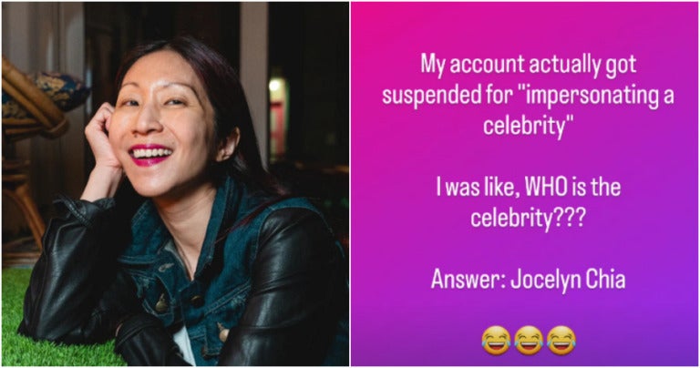 Jocelyn Chia is Back on Social Media, Says Her IG Was Reported For ...