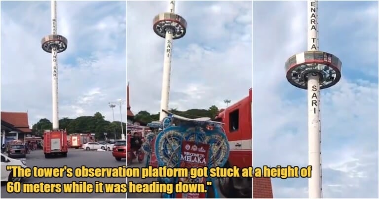 Taming Sari Tower Observation Deck Gets Stuck Midway, Causing Panic ...