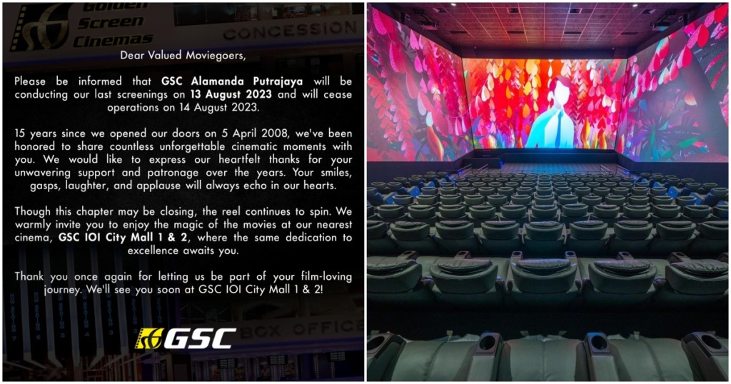 GSC Alamanda Putrajaya Will Cease Operations On 14 August 2023 - WORLD ...