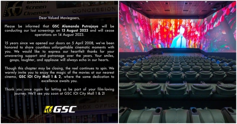 GSC Alamanda Putrajaya Will Cease Operations On 14 August 2023 - WORLD OF BUZZ