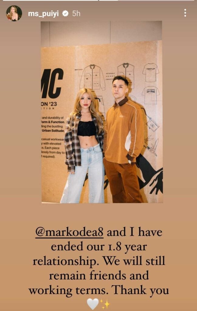 Local DJ Miss Pui Yi Announces That She Has Broken Up With BF Of Almost ...