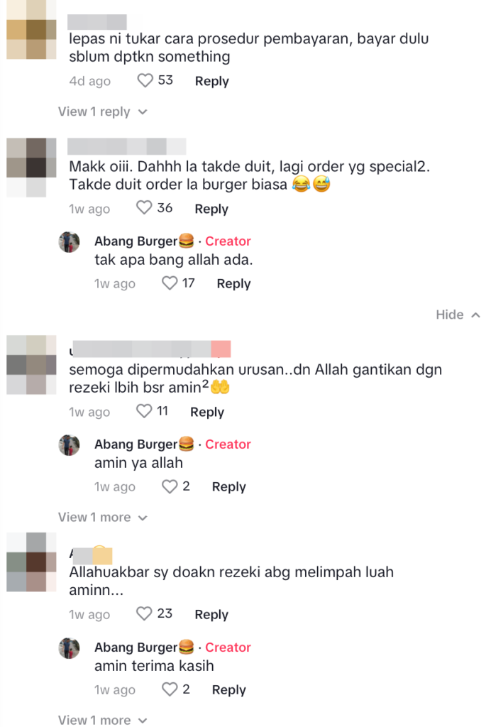 Honest Ampang Burger Seller Scammed Over RM80 by Customer Who Left ...