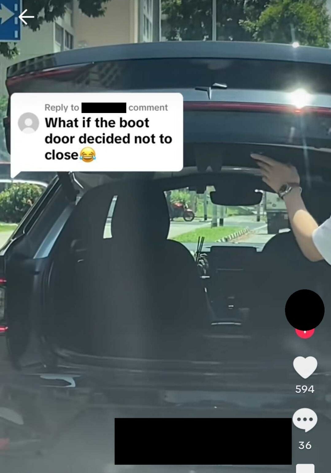 "Best feature ever" - Driver In SG Opens Up Boot To Show Middle Finger ...