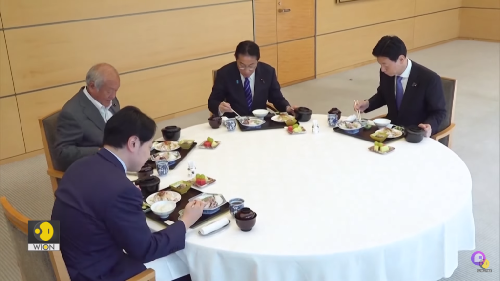 Japanese PM & 3 Ministers Eat Sashimi From Fish Caught Off Fukushima’s ...
