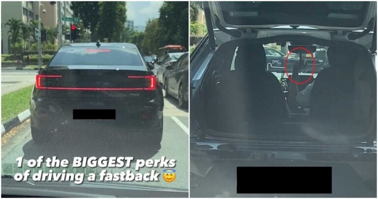 "Best feature ever" - Driver In SG Opens Up Boot To Show Middle Finger ...