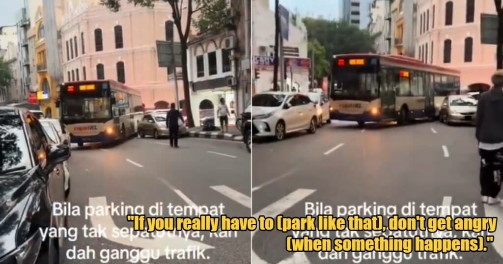 Selfish Road Users Park Cars on Both Sides of the Road, Causing Rapid ...