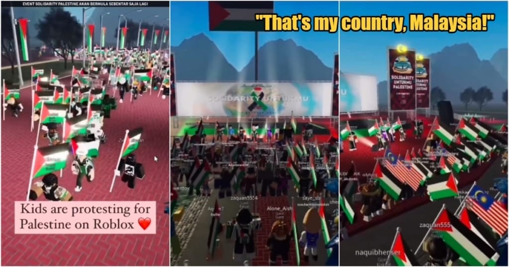 Malaysian Kids Organised a Palestine Rally on Roblox & It's Touching ...