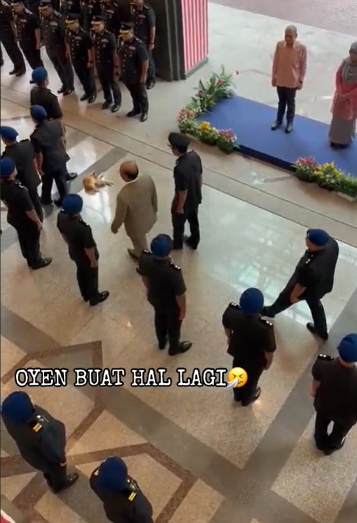 Mighty, Superior Oyen "Ignores" Officers Who are Marching & Comfortably ...