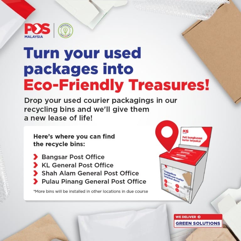 You Can Now Recycle Used Courier Packages at Selected Post Offices in ...