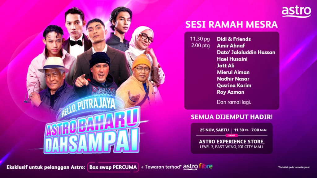 "Lagi best dari dulu!" Here's How Astro Ushered in a New Era at IOI City Mall! - WORLD OF BUZZ