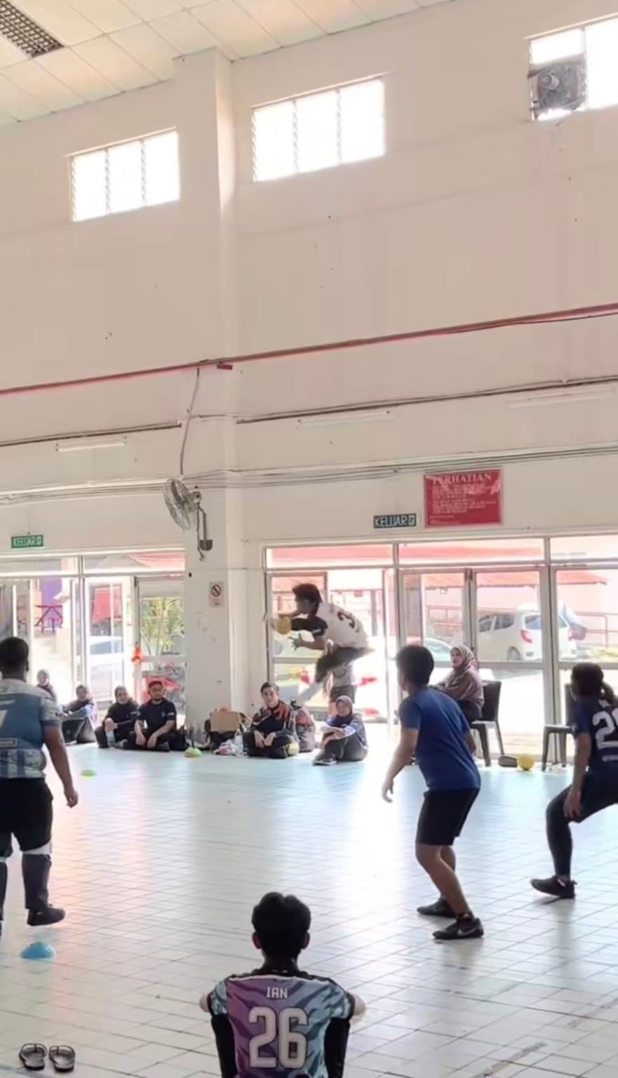 WATCH: Malaysian Dodgeball Player Pulls of Stellar Jump When Avoiding 2 ...