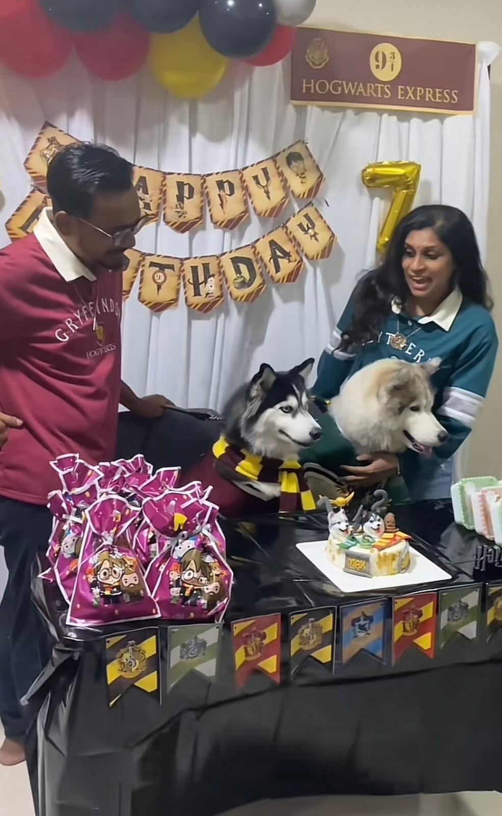 "10 points for Gryffindor!" - M'sian Huskies Celebrate Birthdays with ...