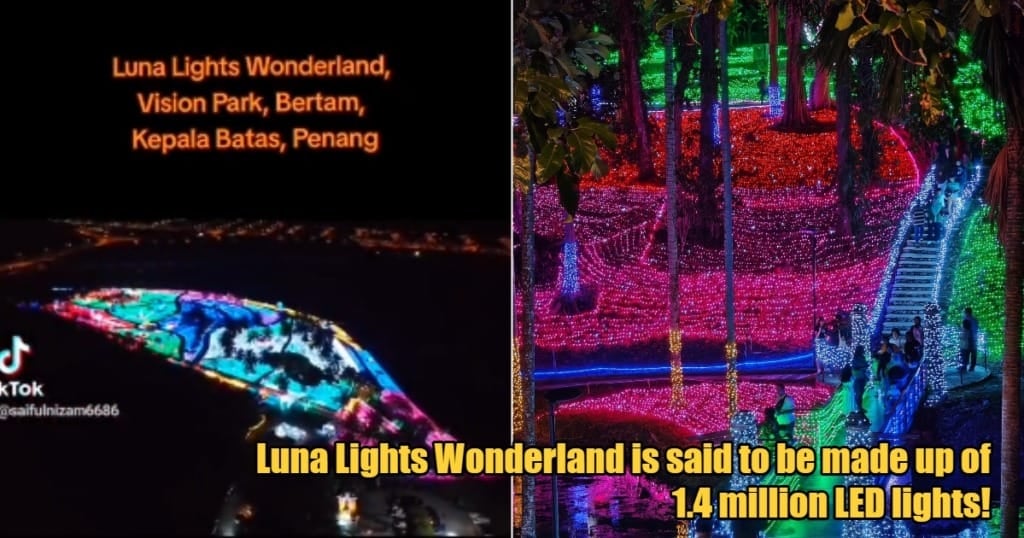 M'sian Shares Video of Luna Lights Wonderland in Penang From Above & It ...