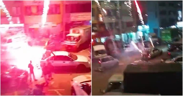 Modified Car in Selayang Spotted Dangerously Shooting Fireworks From ...