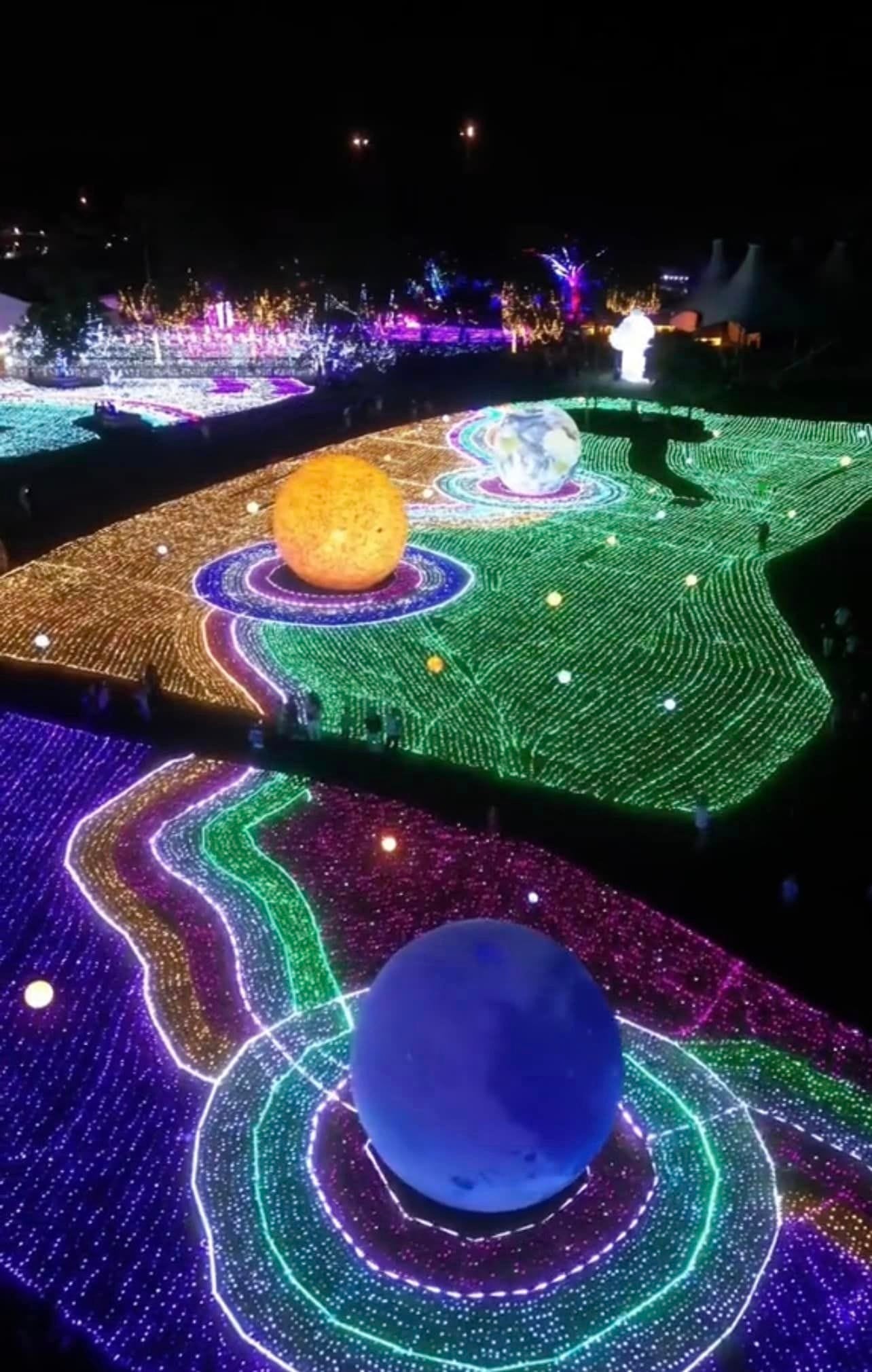 M'sian Shares Video of Luna Lights Wonderland in Penang From Above & It ...
