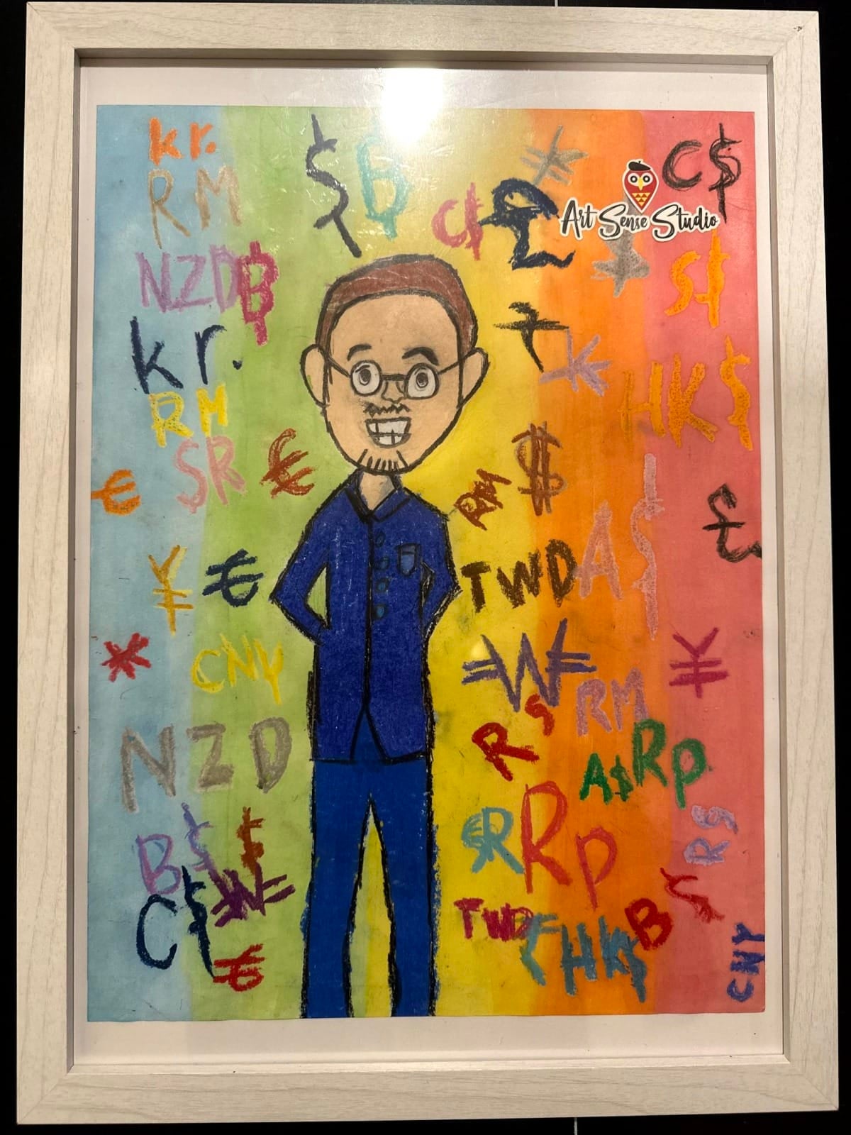 Steven Sim Proudly Receives a Gorgeous Drawing of Himself Made by a ...