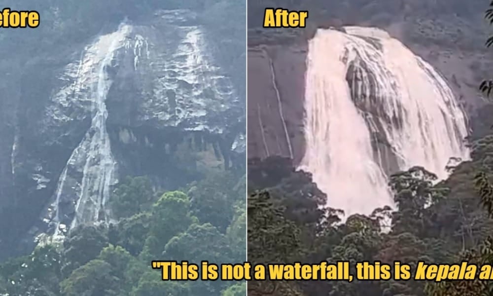 Video Shows Massive Waterfall in Kelantan Caused by 'Kepala Air ...