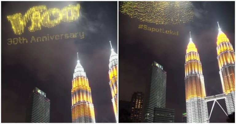 Vico Malaysia Praised by Netizens For Stunning Coordinated Drone Show ...