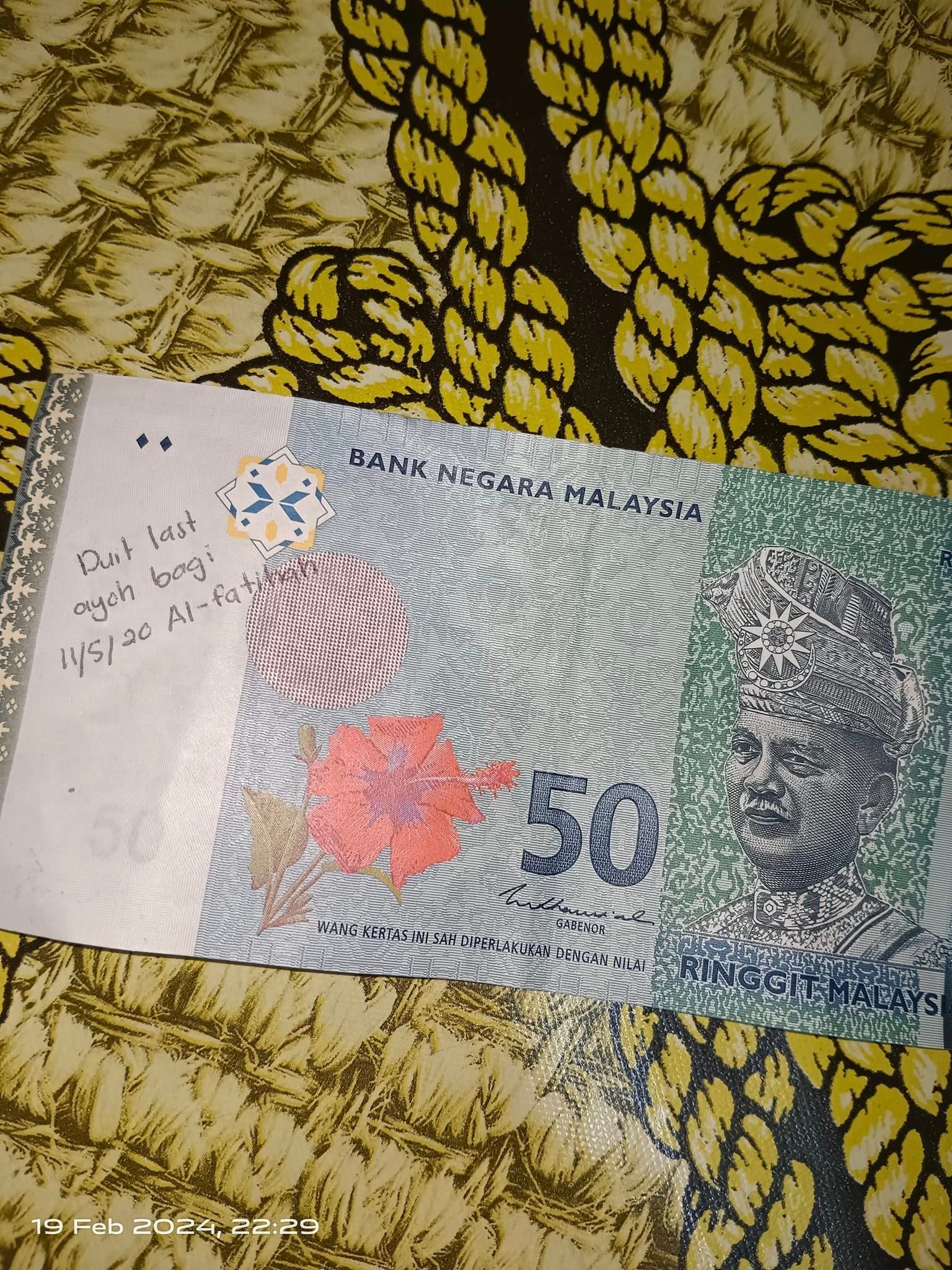 M’sian “Reunites” With Lost RM50 Note 4 Years Later, Was The Last Gift ...