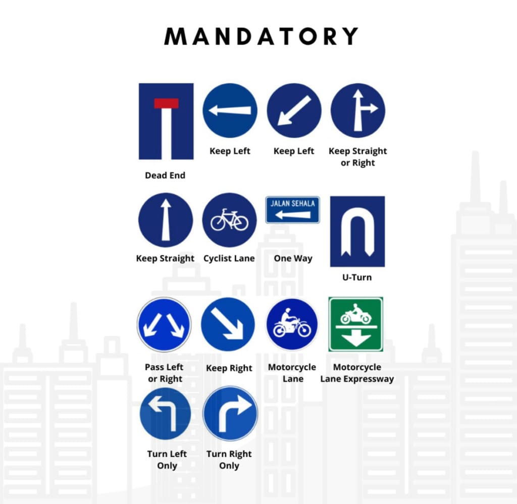 Dear Drivers, Here's What 5 Major Road Signs in M'sia Look Like & Mean ...