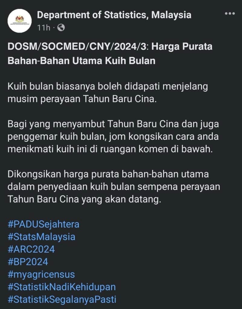 "Mooncakes on CNY?!" - M'sians Call Out Govt Dept for Mistaking CNY ...