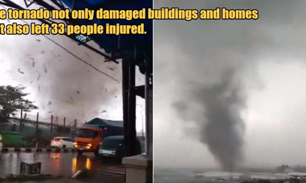 Huge Tornado Tears Through Bandung Leaving 33 People Injured & Homes ...