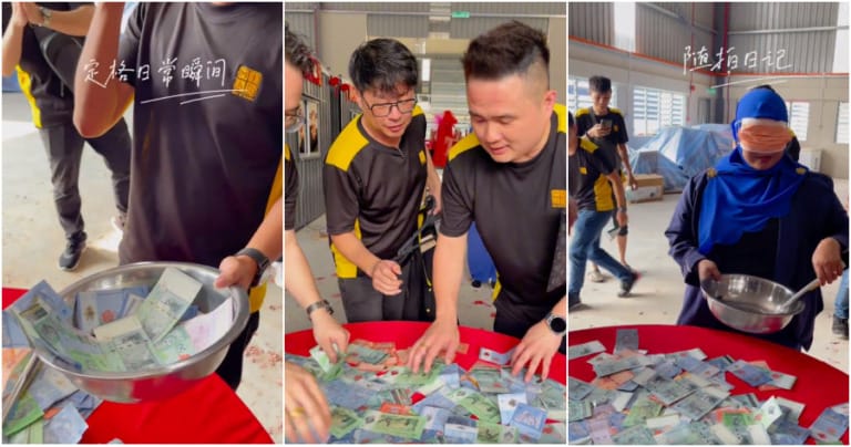M'sian Boss Puts RM6K on Table for CNY Game & Allows Staff to "Scoop ...