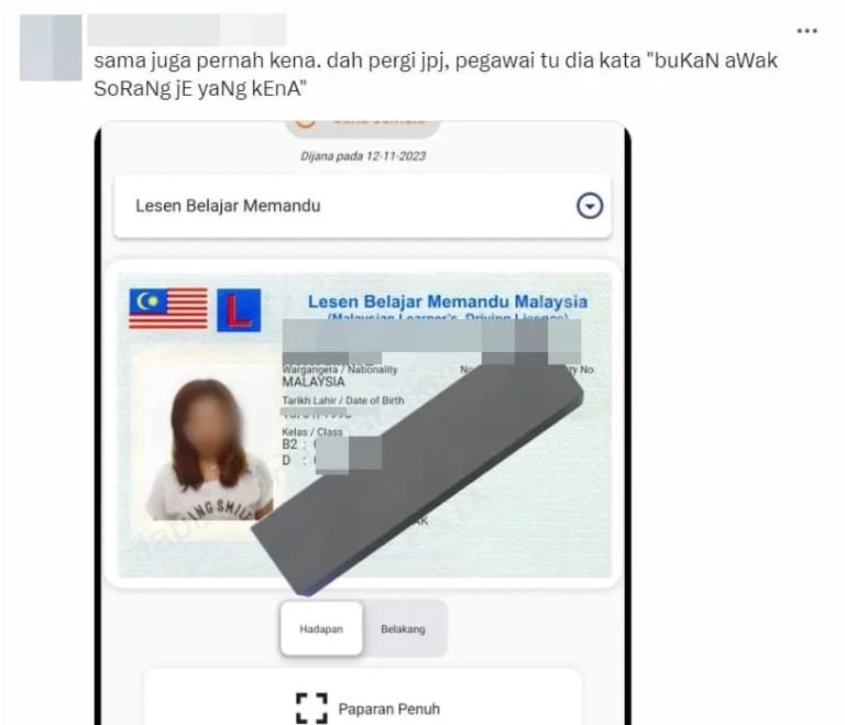 Your MyJPJ e-Driving License Shows a Random Face? JPJ Says Don't Worry ...