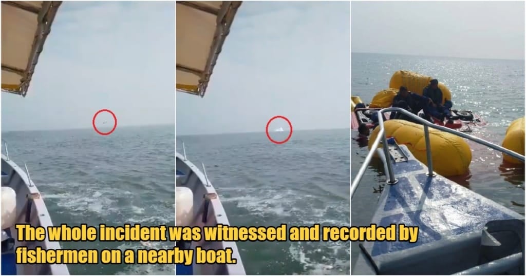 APMM Helicopter Crashes into Ocean in Selangor, All 4 Crew Members ...