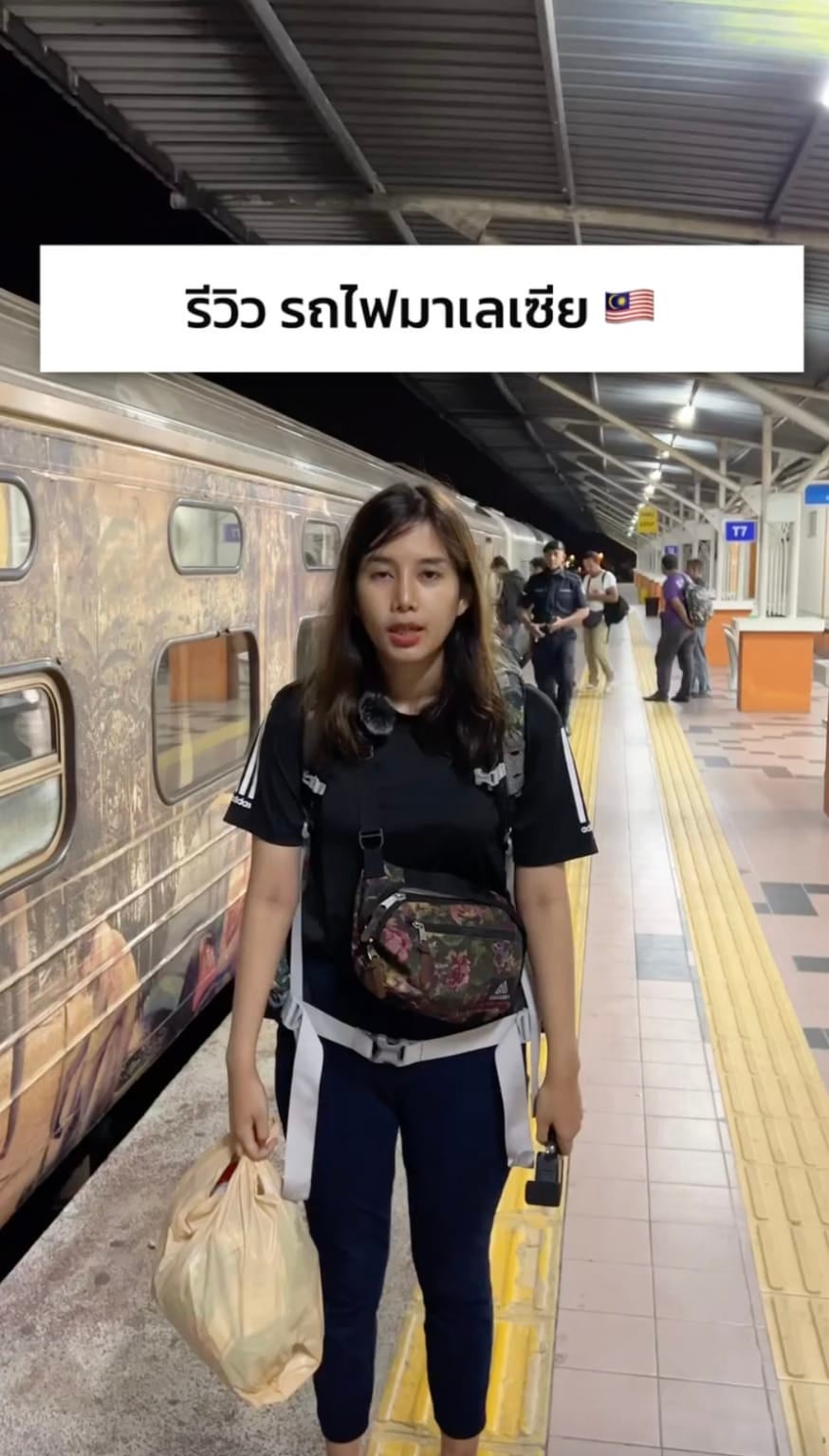 Thai Travel Vlogger Hilariously Reviews KTM Intercity Sleeper Train ...