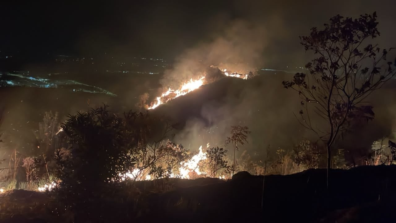 Did You Know That Broga Hill Was On Fire Last Night? Thankfully, Bomba ...