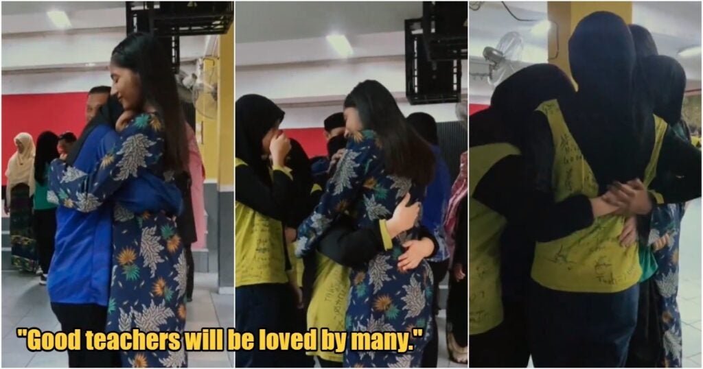 Heartwarming Video Shows Standard 6 Students Crying & Hugging Teacher ...