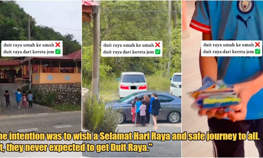 M'sian Kids Stand by Roadside to Wish Cars a Selamat Hari Raya, Gets ...