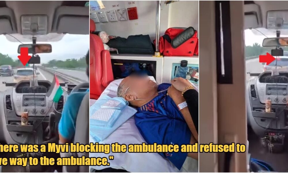 Myvi Driver Called Out for Refusing to Give Way to Ambulance ...
