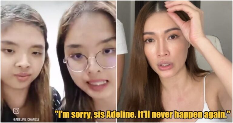 "I'm sorry, I didn't know" - Amber Chia Apologises to Adeline for ...