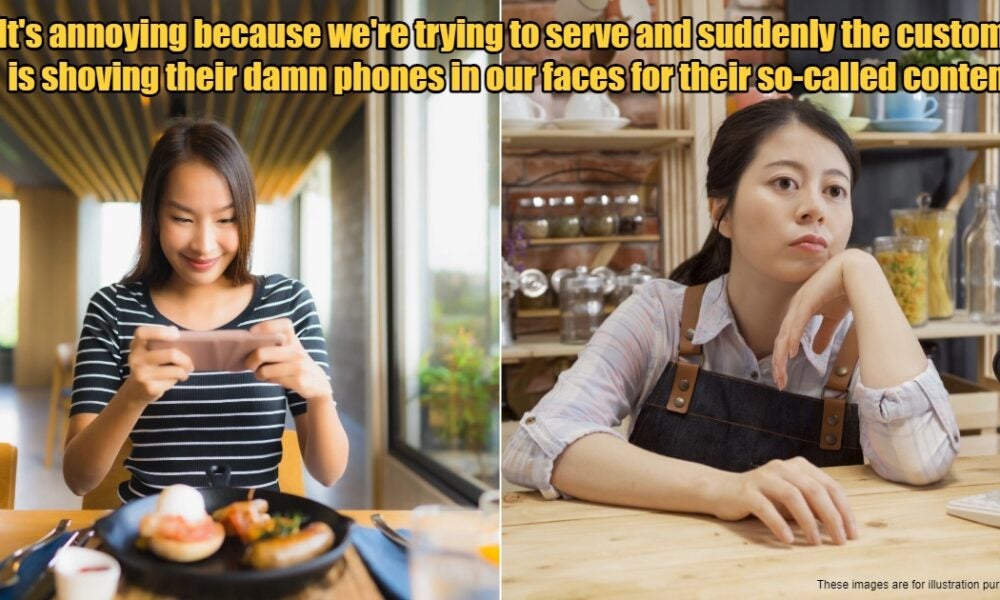 Angry M'sian Server Calls for Influencers to Ask for Consent Before ...