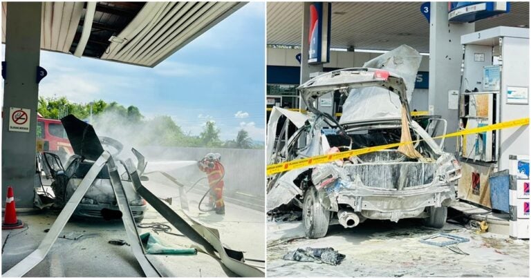 Man Escapes Car Gas Tank Explosion at Petrol Station With Only Minor ...